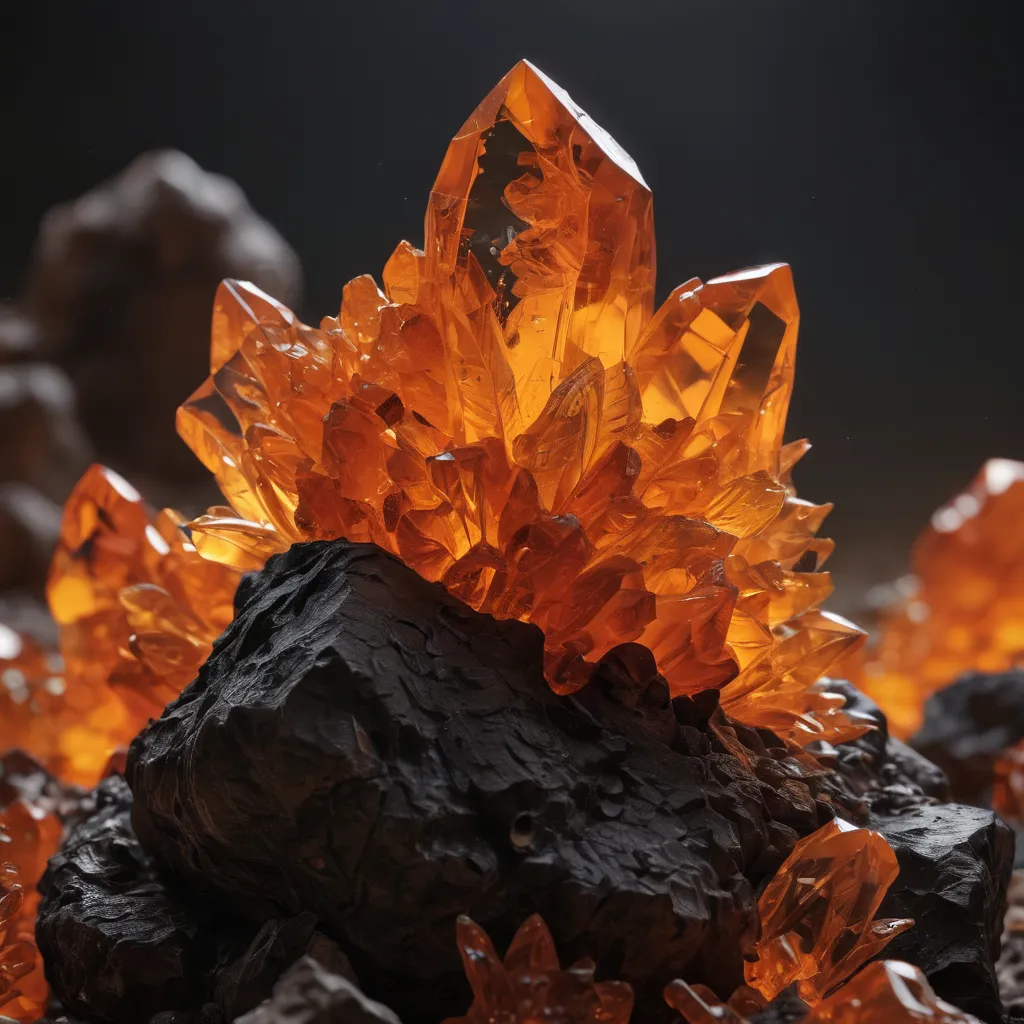 Exploring the Significance of Orange and Black Crystals