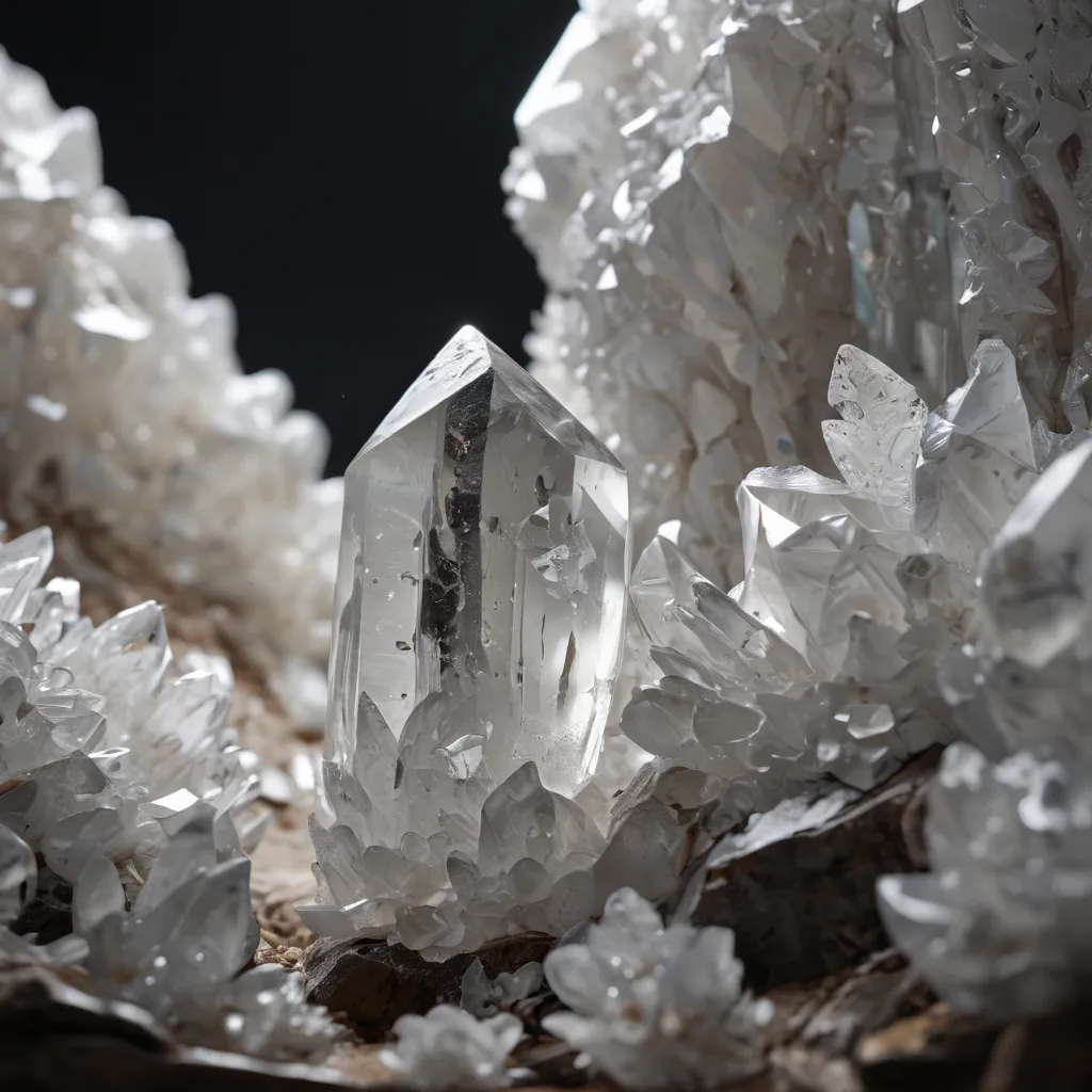 Exploring White and Black Crystals in Geology